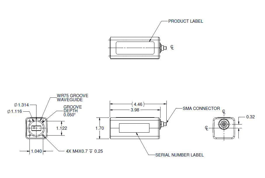 1000 Dual-Band Ku-Band Ext REF LNB