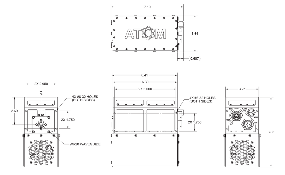 ATOM 25W Ka-Band BUC