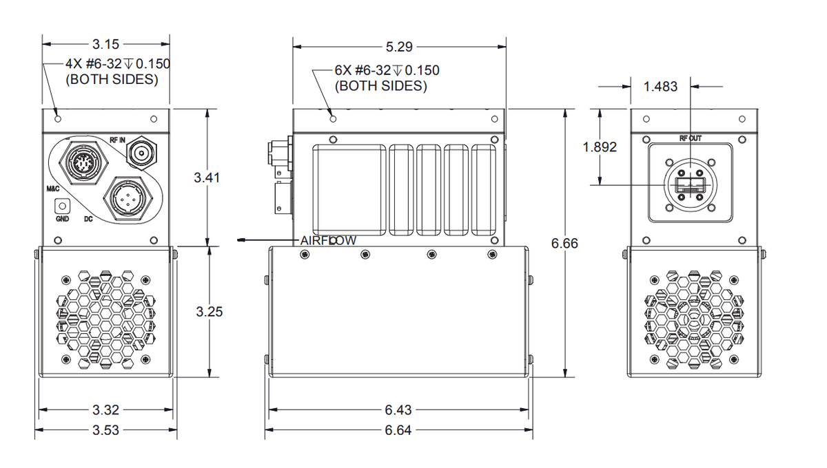 ATOM 40W Ku-Band SSPA