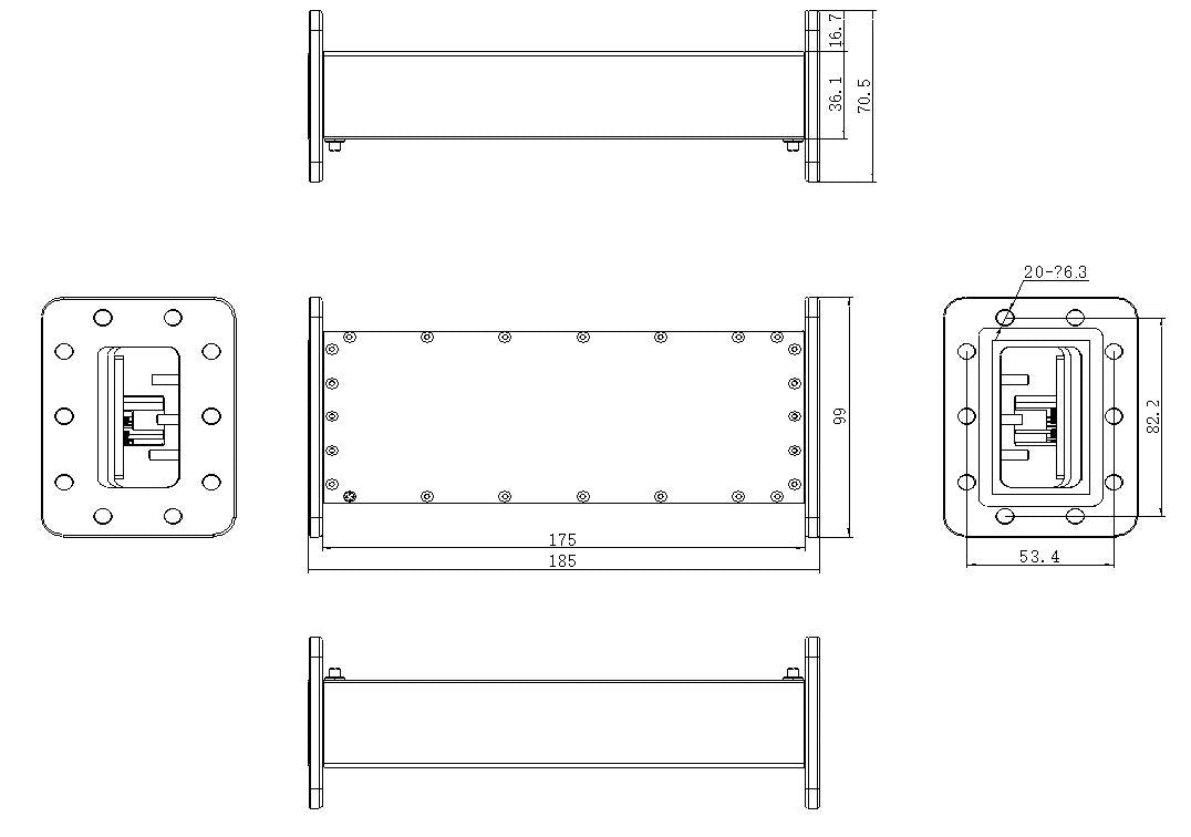 C-Band Extreme Bandpass Filter
