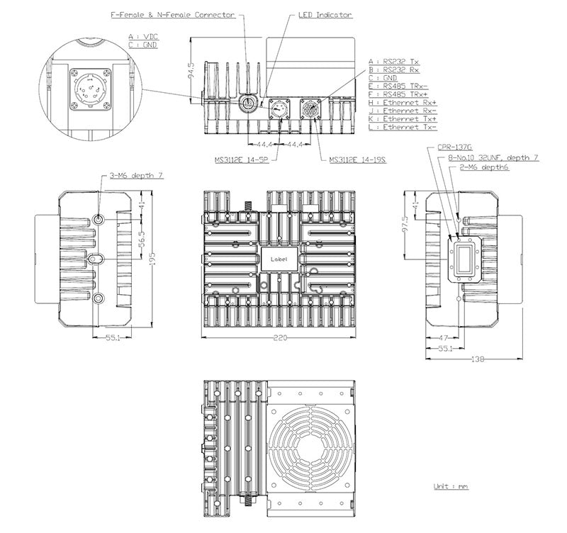 ELEMENT 20W C-Band BUC
