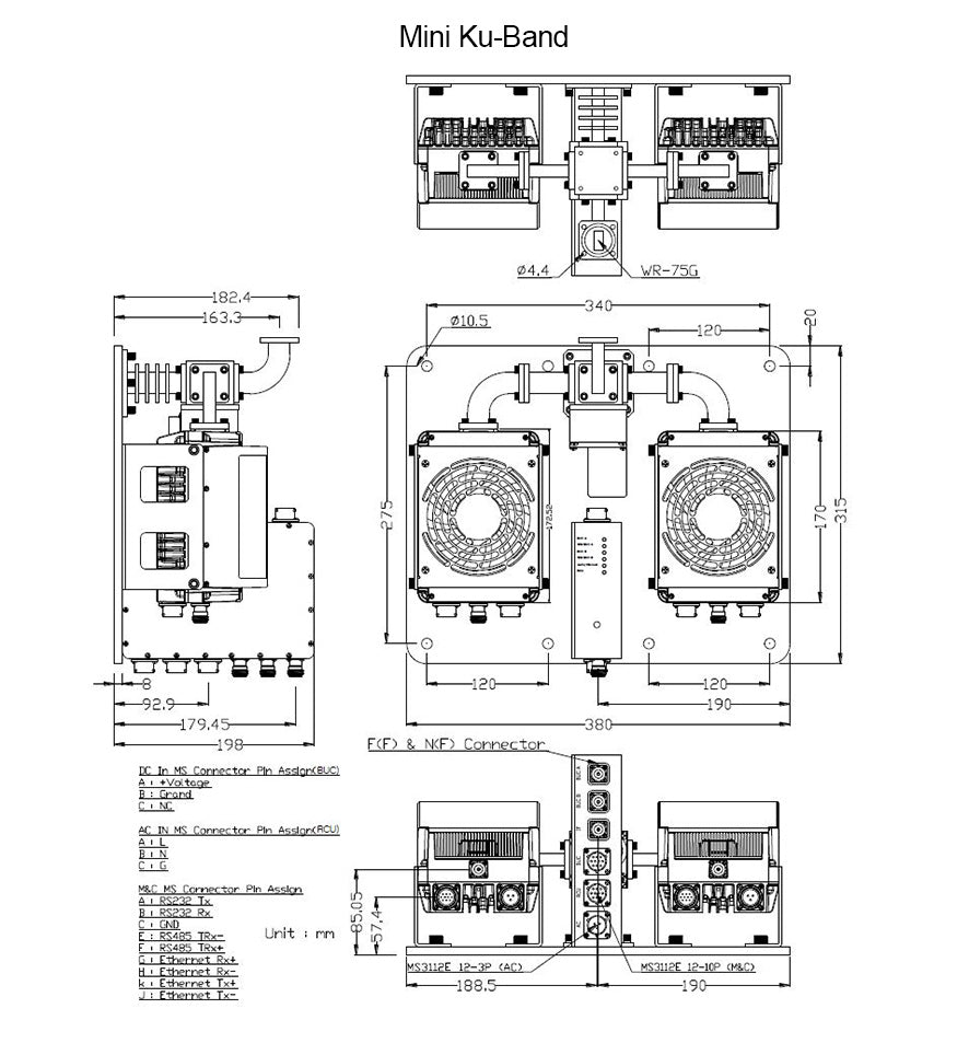 BUC Redundant Switch System (950-2000 MHz)
