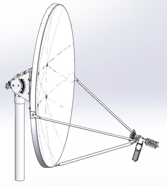 1.2m Ku-Band Fixed Antenna Rx Only